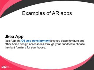 AR Mobile App Development PPTX Augmented Reality Technology Computing