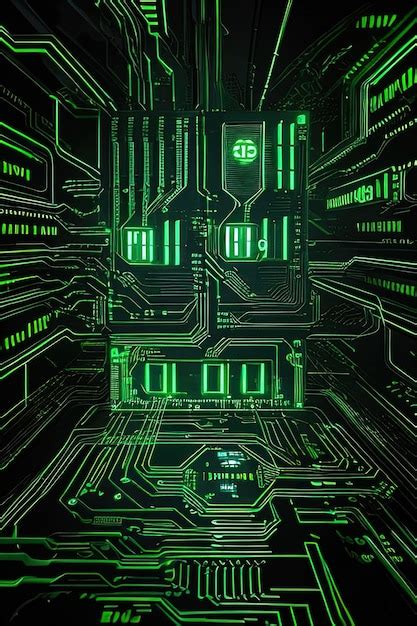Premium Ai Image Abstract Circuit Board Background Technology Concept