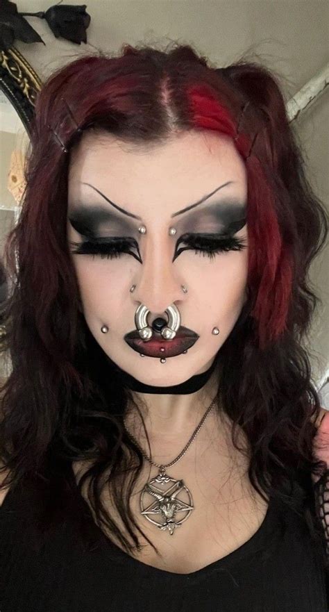 Insta Xfuneralmoonx Piercings For Girls Goth Makeup Earings Piercings