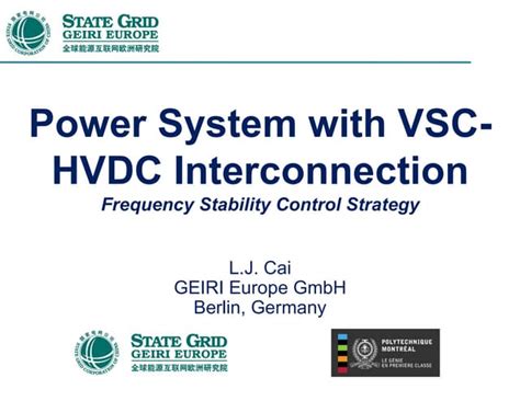 Power System With Vsc Hvdc Interconnection Pdf