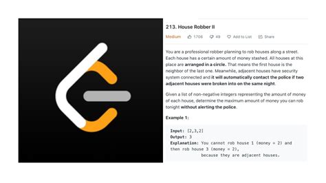 Leetcode 213 House Robber Ii Youtube