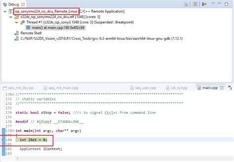 Howto Start Debug On An Isp Application Project W Nxp Community