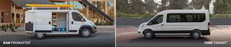Ram Promaster Vs Ford Transit Cargo Van Comparison Summary