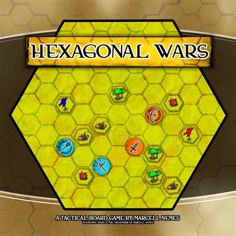 Hexagonal Wars Hexagon Game Board Games Tabletop Games