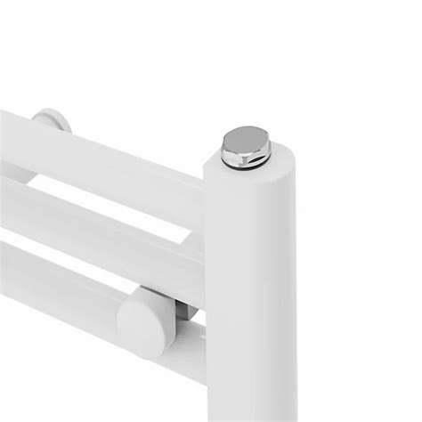 Rinse Straight Bathroom Heated Towel Rail Ladder Radiator White 800x300mm