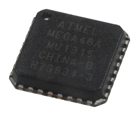atmega48a mu microchip 8 bit mcu low power high performance avr