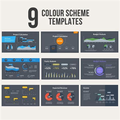 Powerpoint Template For Calculations Project Calculation Presentation Templates Etsy