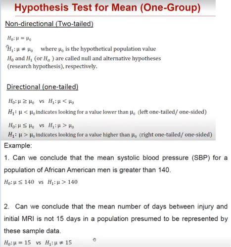 Week 11 Hypothesis Testing And Sample Size And Statistical Power Flashcards Quizlet