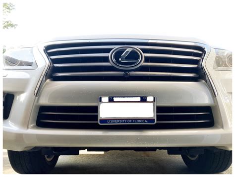 License Plate Bracket For Lexus Models With Slats Lower Grille
