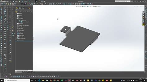 Solidworks Tech Tip 1 How To Flatten A Sheet Metal Part In Solidworks Youtube