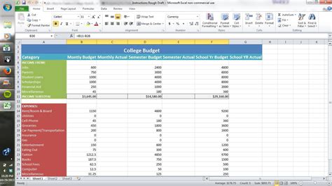 How To Set Up A Financial Spreadsheet On Excel Db Excel