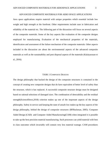 Advanced Composite Materials For Aerospace Applications Desklib