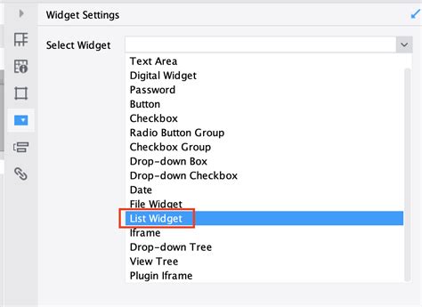 Report List Widget Finereport Help Document