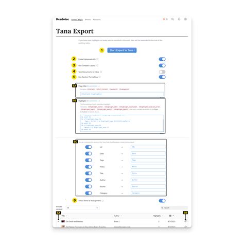 readwise integration