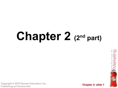 Principles Of Marketing Chapter 2 Part 2 Ppt