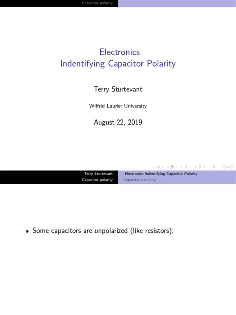 Identifying Capacitor Polarity At Leigh Clanton Blog