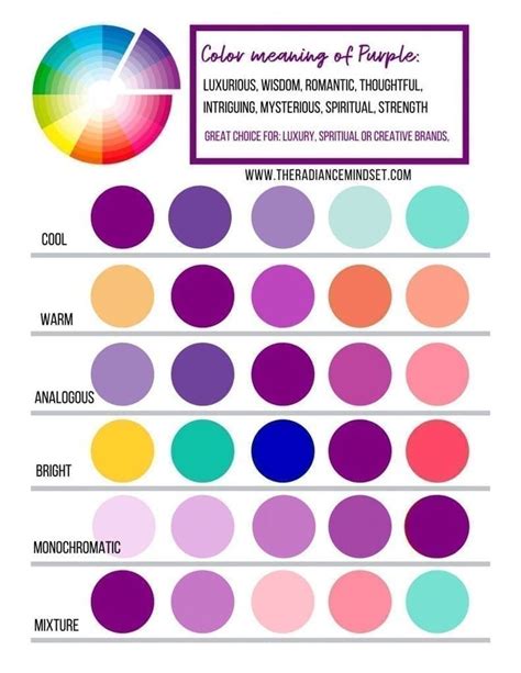 Color Purple Combination