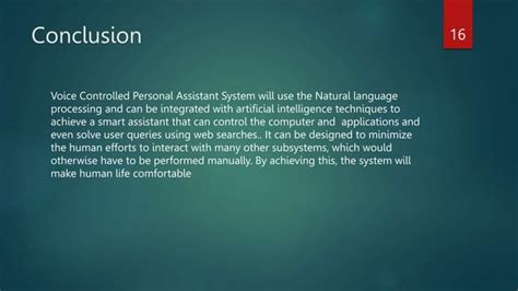 Personal Voice Assistant Using Pythonpptx