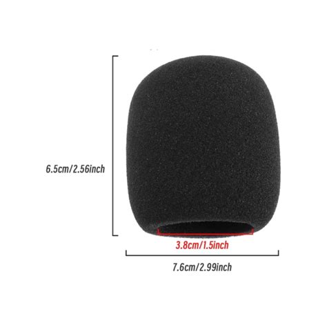 Foam Mic Cover Handheld Microphone Windscreen Medium Mic Puff