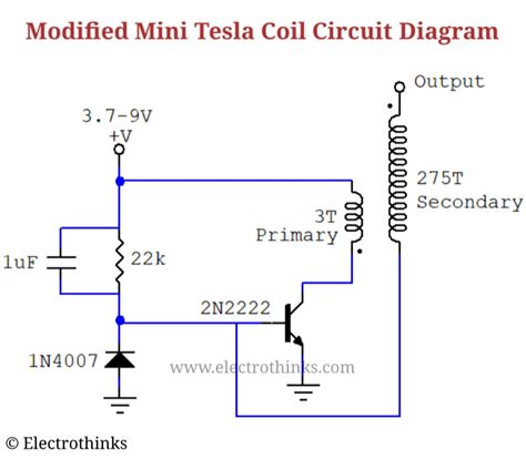 Tesla Coil Circuit Diagram