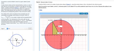 To Be Able To Construct Mohr S Circle For A Given Chegg Com