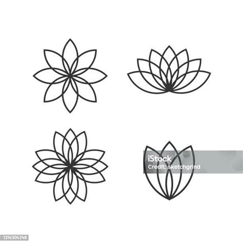 수련 연꽃 로고 플라워 로고 뷰티 스파 플라워 심볼 웰빙 건강 명상 뷰티 럭셔리 천연 피트니스 요가 라이프스타일 트리트먼트 꽃잎 살롱 유기농 진정 화장품 0명에 대한 스톡