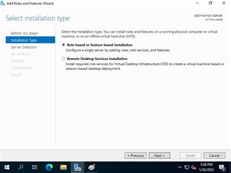Windows Server 2022 IIS Install Server World
