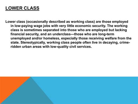 Representation Of Class And Status Pptx Business Business And Finance