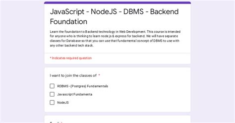 Gaurav Kumar Singh On Linkedin Javascript Nodejs Dbms Backend Foundation