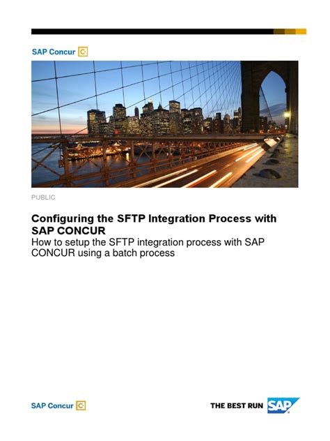Sap Concur Sftp Cmd Batch V2 Pdf Secure Shell Key Cryptography