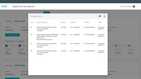 Supply Chain Management Tracking On Behance