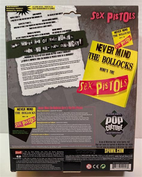 Mcfarlane 3d Album Cover Wall Art Sex Pistols Never Mind The Bullocks