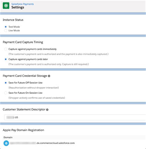 Set Up And Test Payment Methods Salesforce Trailhead