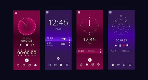 Alarm App Design On Behance Alarm App Design On Behance