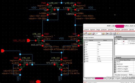 差分运放（5管ota） Cadence电路搭建 仿真 版图设计 差分放大电路 知乎