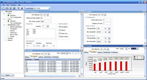 PacketExpert Portable GigE Ethernet Tester Stacked VLAN Stacked MPLS IP UDP 10 100