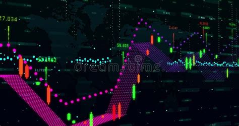 Animation Of Financial Data Processing Over World Map Stock Footage Video Of Data Economic