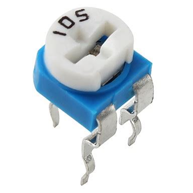 M Ohm PCB Preset Variable Resistor Trimmer Potentiometer Blue White Hacktronics