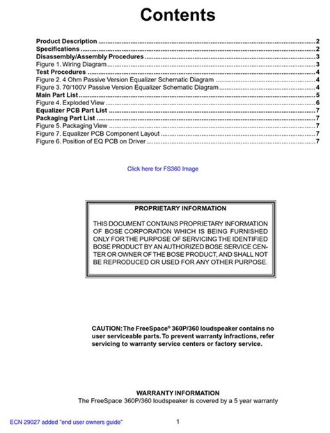 Bose Freespace 360p Wiring Diagram
