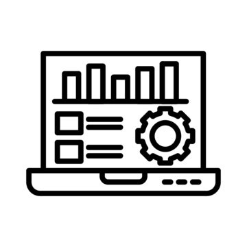 Data Driven Business Blue Concept Icon Management Big Data Analytics