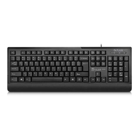 Delux Standard Keyboard Black With Usb Connector Canada Computers And Electronics