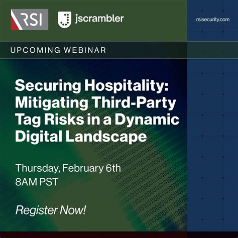 Rsi Security On Linkedin Upcomingwebinar Cybersecurity Rsisecurity Webinar Hospitality…