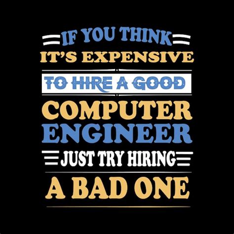 Premium Vector Computer Engineer T Shirt Design