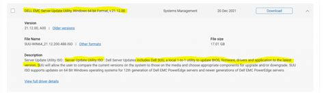 Update Firmware Uefi And Device Drivers For Dell Poweredge Servers By