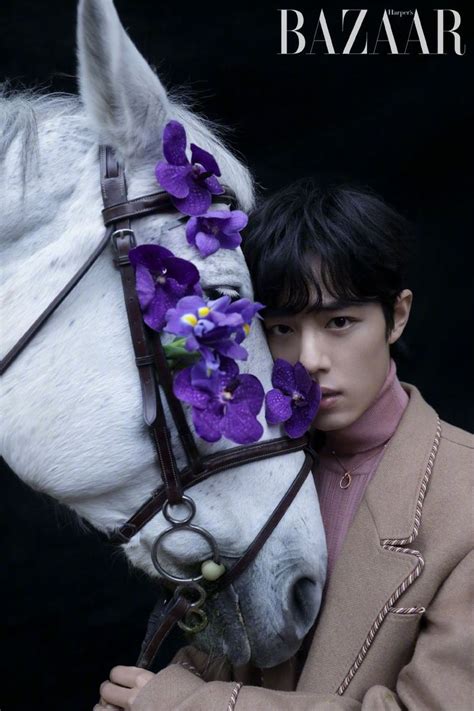 Xiao Zhan For Bazaar Magazine💕🐰💕 นักแสดง นักแสดงเกาหลี รูปภาพ