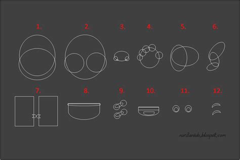 YoUnique Insert 12 Ready Made Shapes