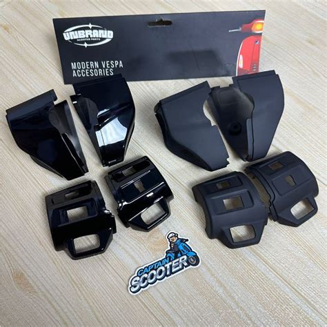 Jual Panel Switch Indicator Cover Saklar Black Glossy Hitam Doff Vespa Sprint Primavera