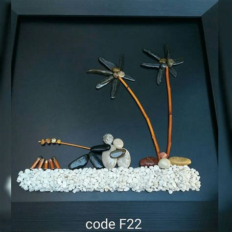 تابلو سنگ های فانتزی هدیه ای ماندگار Size 50 × 50 دوست واقعی یعنی