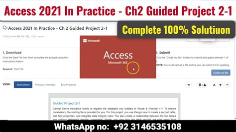 Access 2021 In Practice Ch2 Guided Project 2 1 Access 2021 Ch2 Guided Project 2