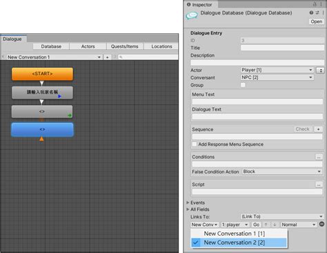 Dialogue System 使用範例